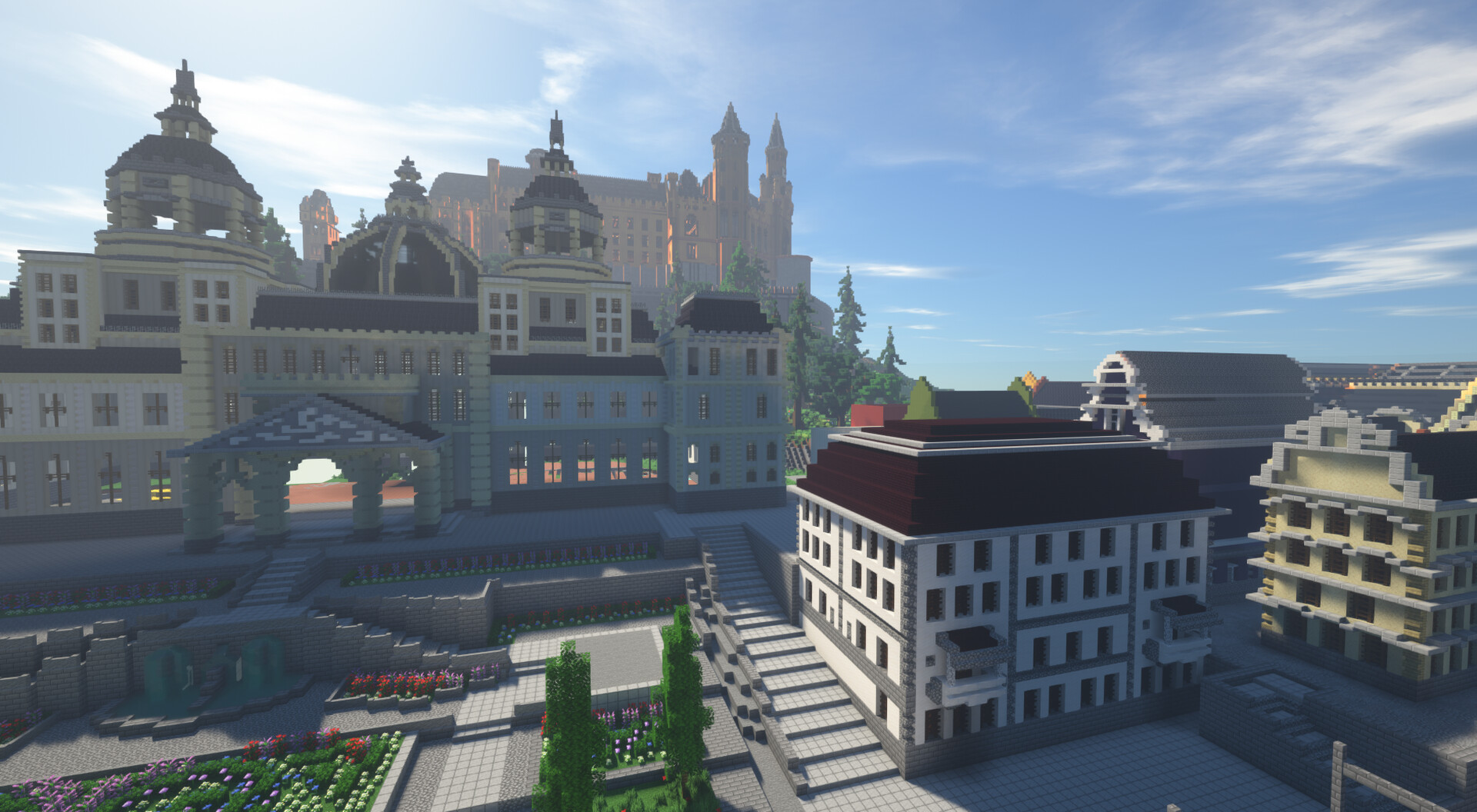 Pixel Empire - Old European City [1.16] Minecraft Map