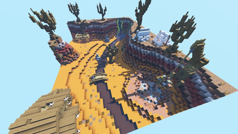 Mesa Map | Natural Disasters Survival Minecraft Map