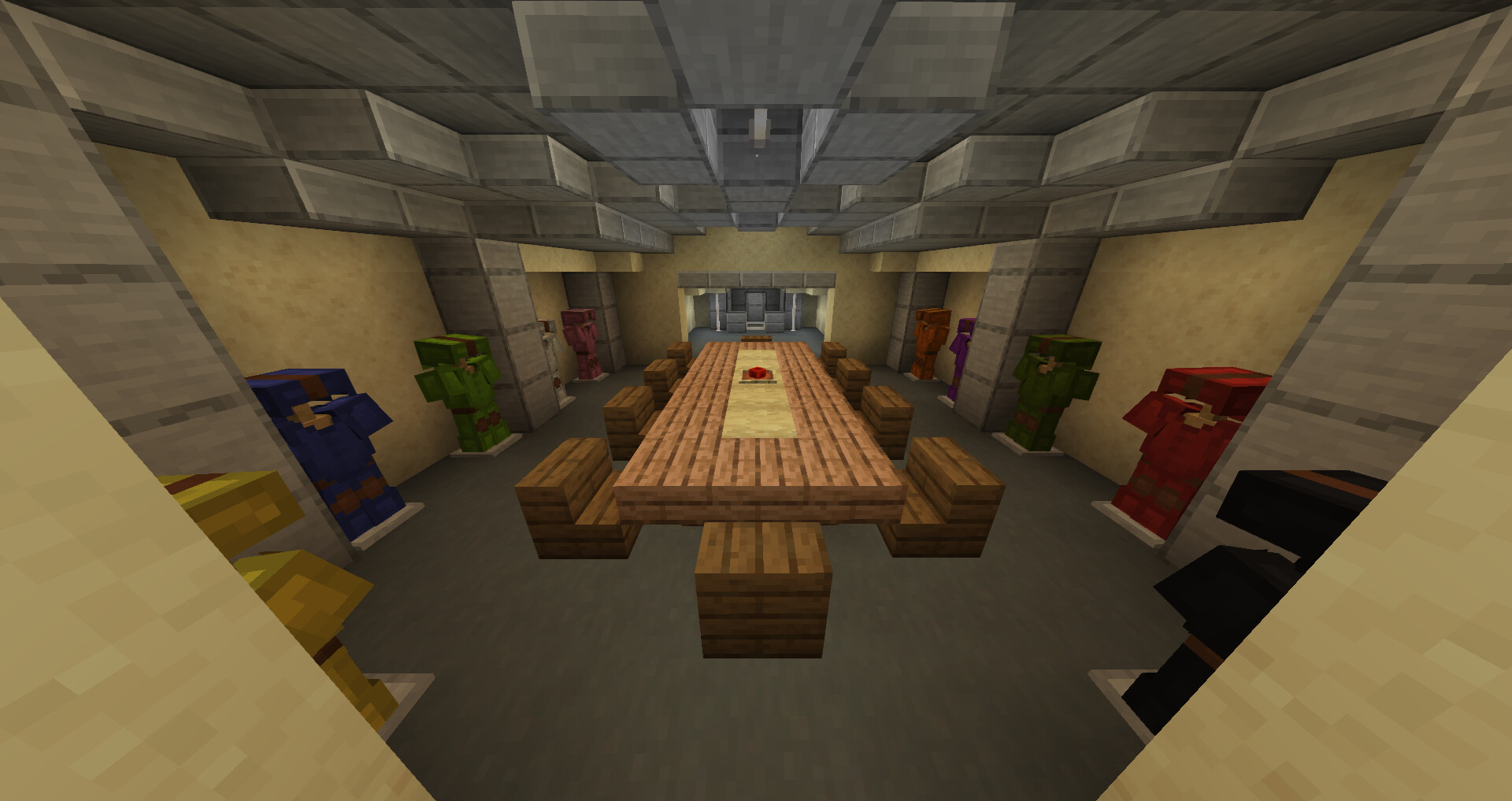 The Among Us Airship Minecraft Map