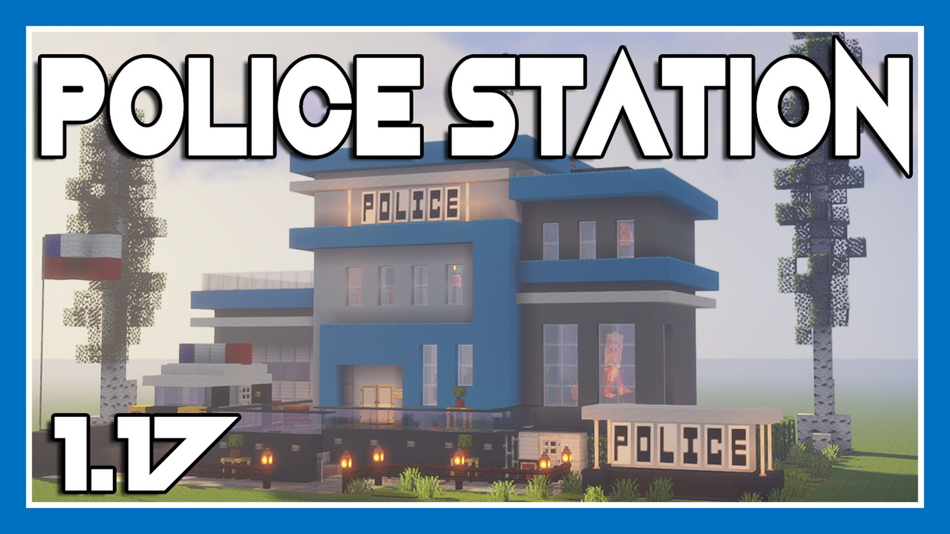 Modern Police Station 1.18 Minecraft Map