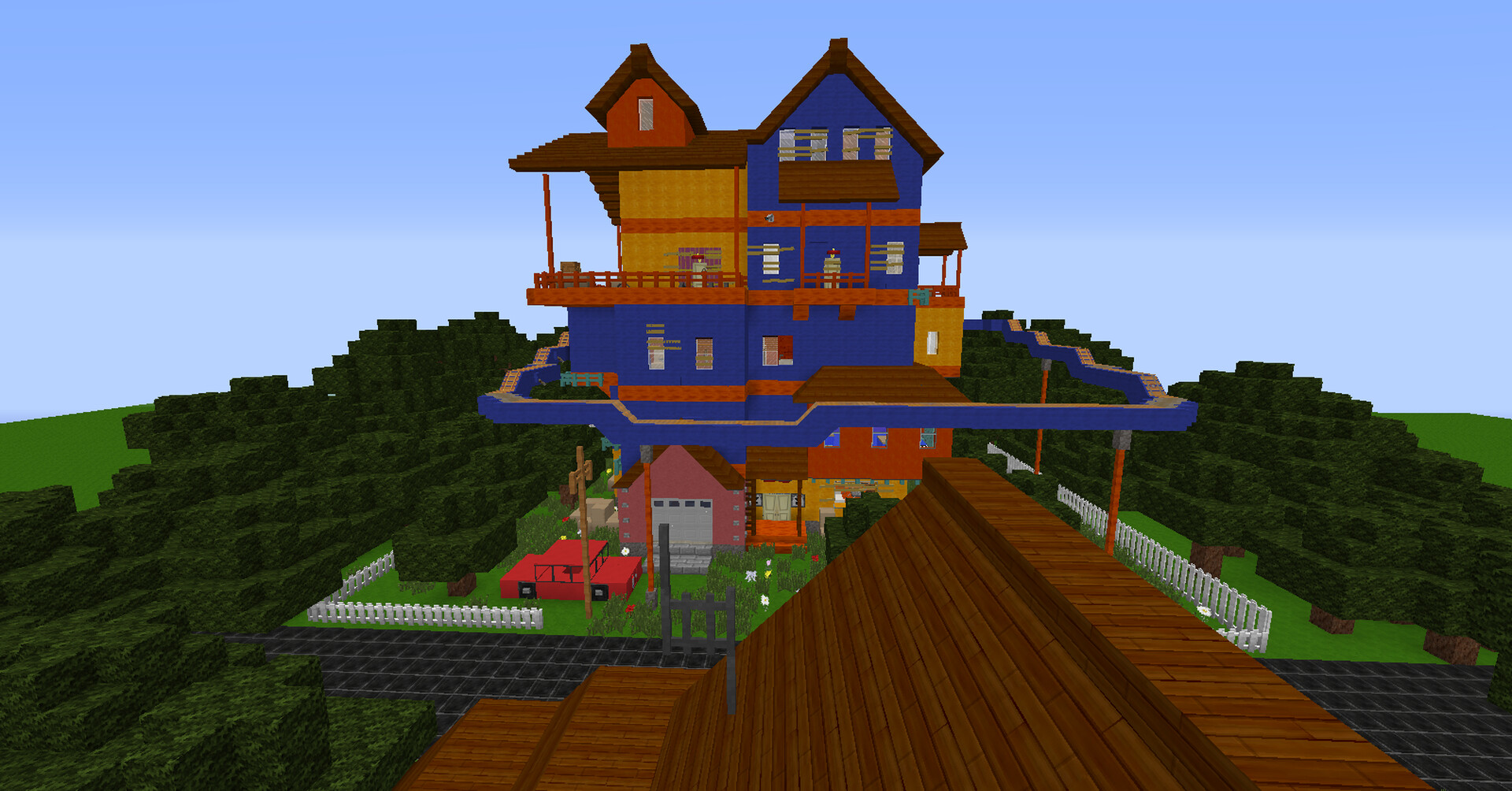 Hello Neighbor Minecraft map Minecraft Map