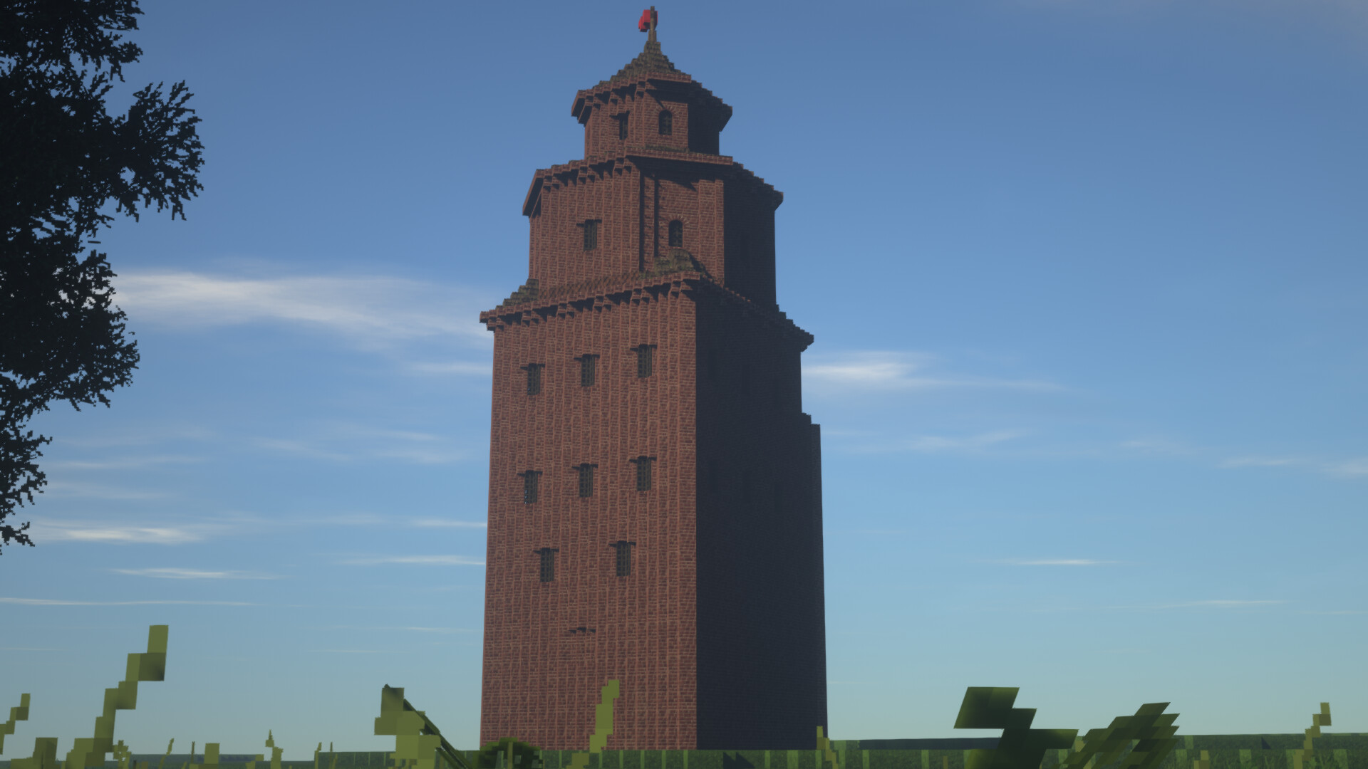 Kalancha tower, Novgorod Kremlin. Minecraft Map