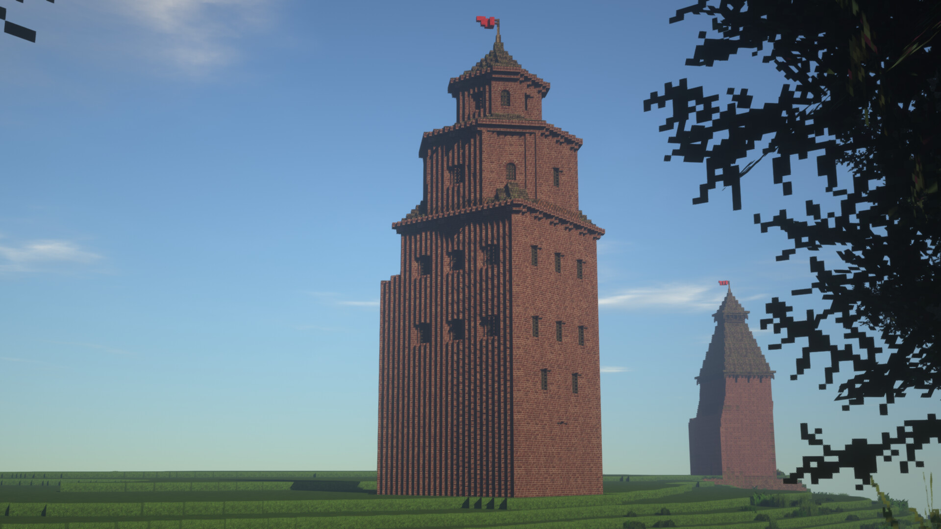 Kalancha tower, Novgorod Kremlin. Minecraft Map