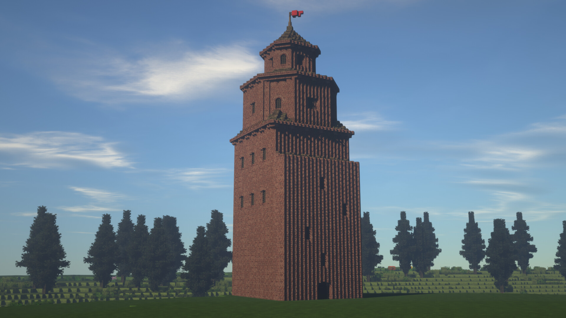Kalancha tower, Novgorod Kremlin. Minecraft Map