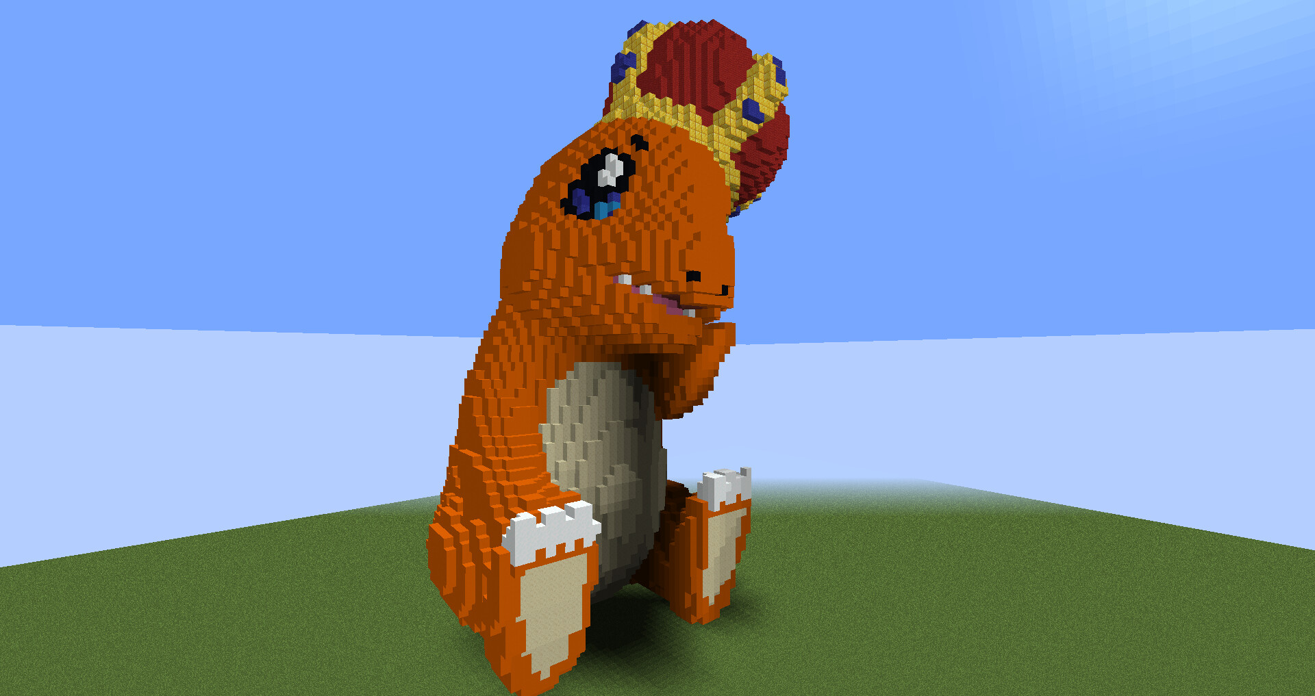 Charmander Crown status (map + litematic) Minecraft Map