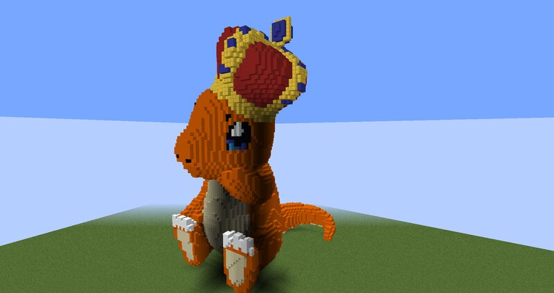 Charmander Crown status (map + litematic) Minecraft Map