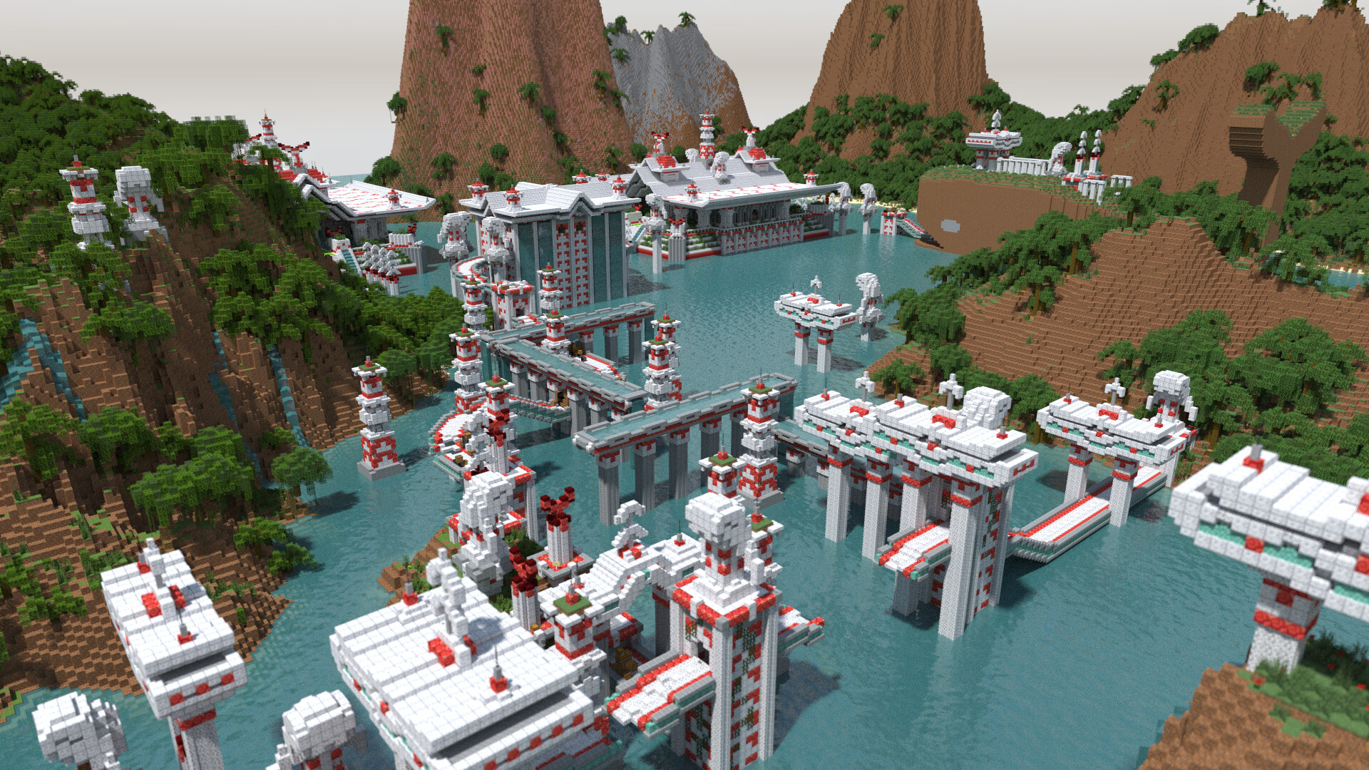 Seaside Palace (Sonic Heroes Parkour Map) Minecraft Map