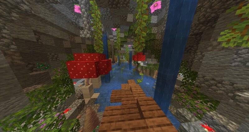 Cave Parkour Minecraft Map