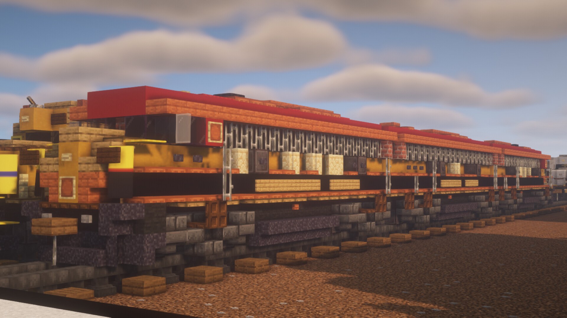 Kansas City Southern - EMD FP9A + F9B Minecraft Map