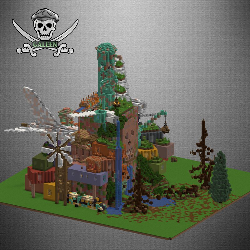 Post apo base Minecraft Map