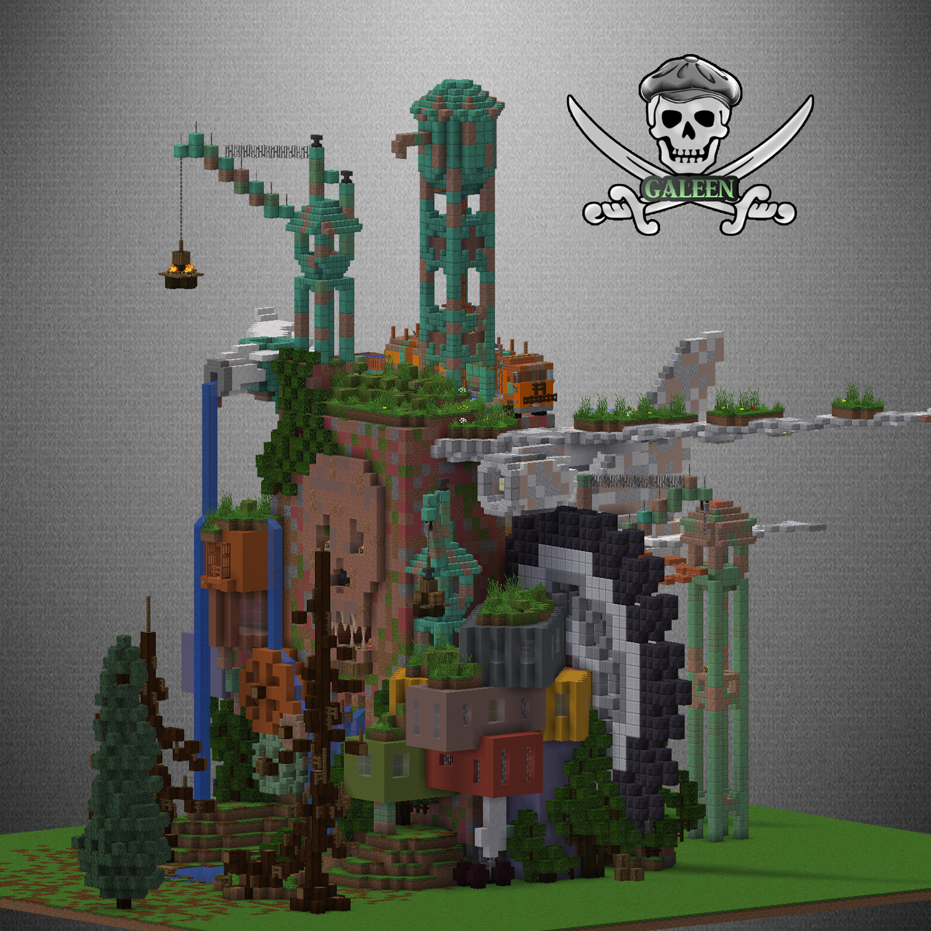 Post apo base Minecraft Map