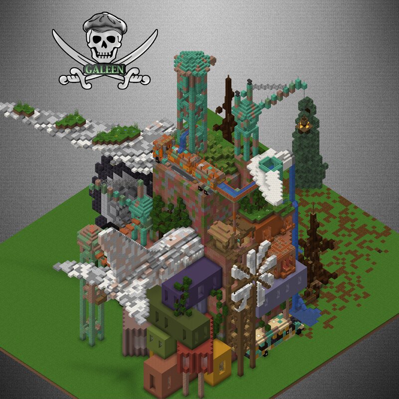 Post apo base Minecraft Map