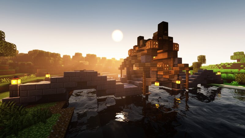 How to build a Stone Bridge Minecraft Map