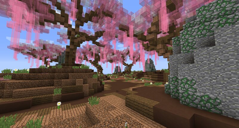 Cherry Tree Hills KOTH [100x100] Minecraft Map