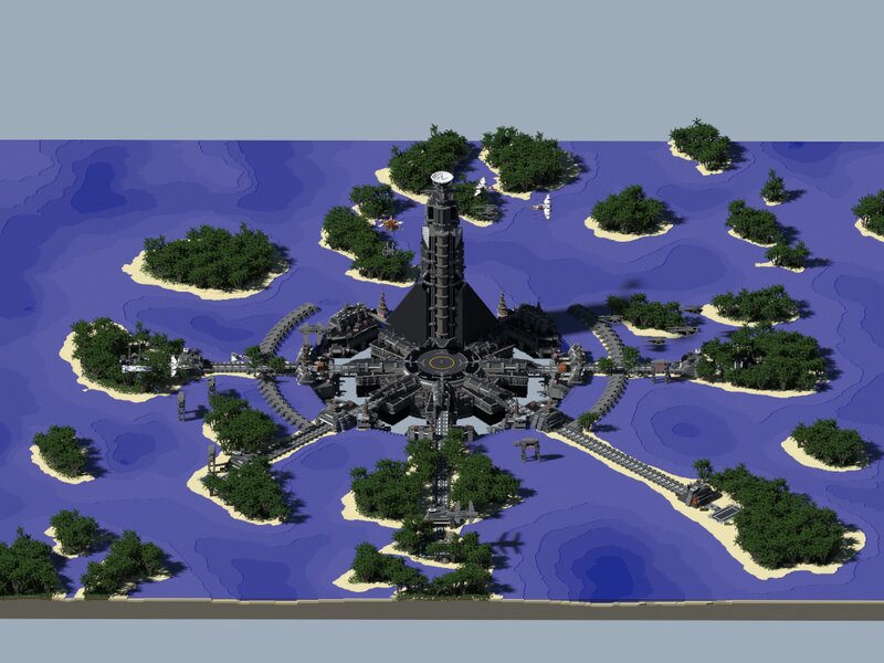 Scarif - Imperial Security Complex | StarWars - Rogue One Minecraft Map
