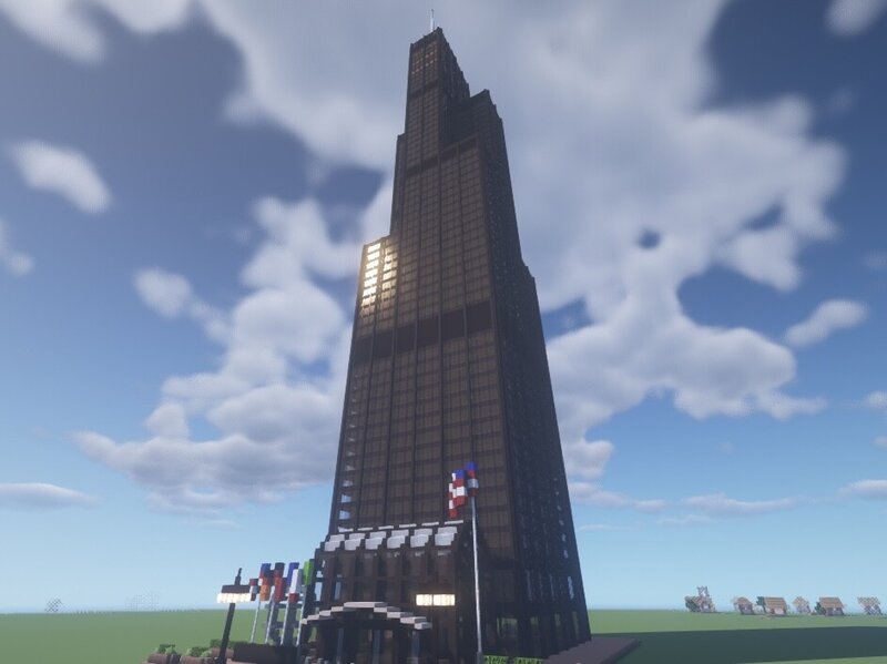 Willis Tower (Sears Tower) Chicago Minecraft Map