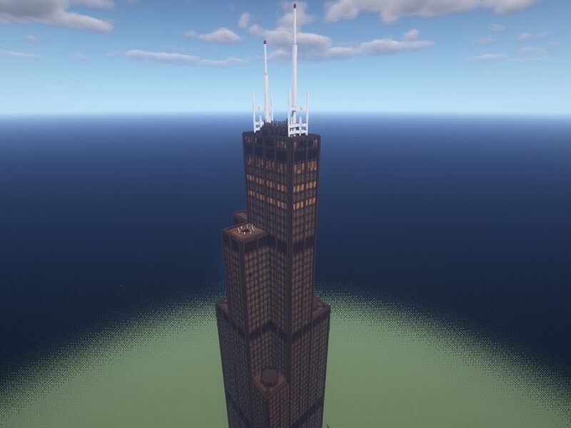 Willis Tower (Sears Tower) Chicago Minecraft Map