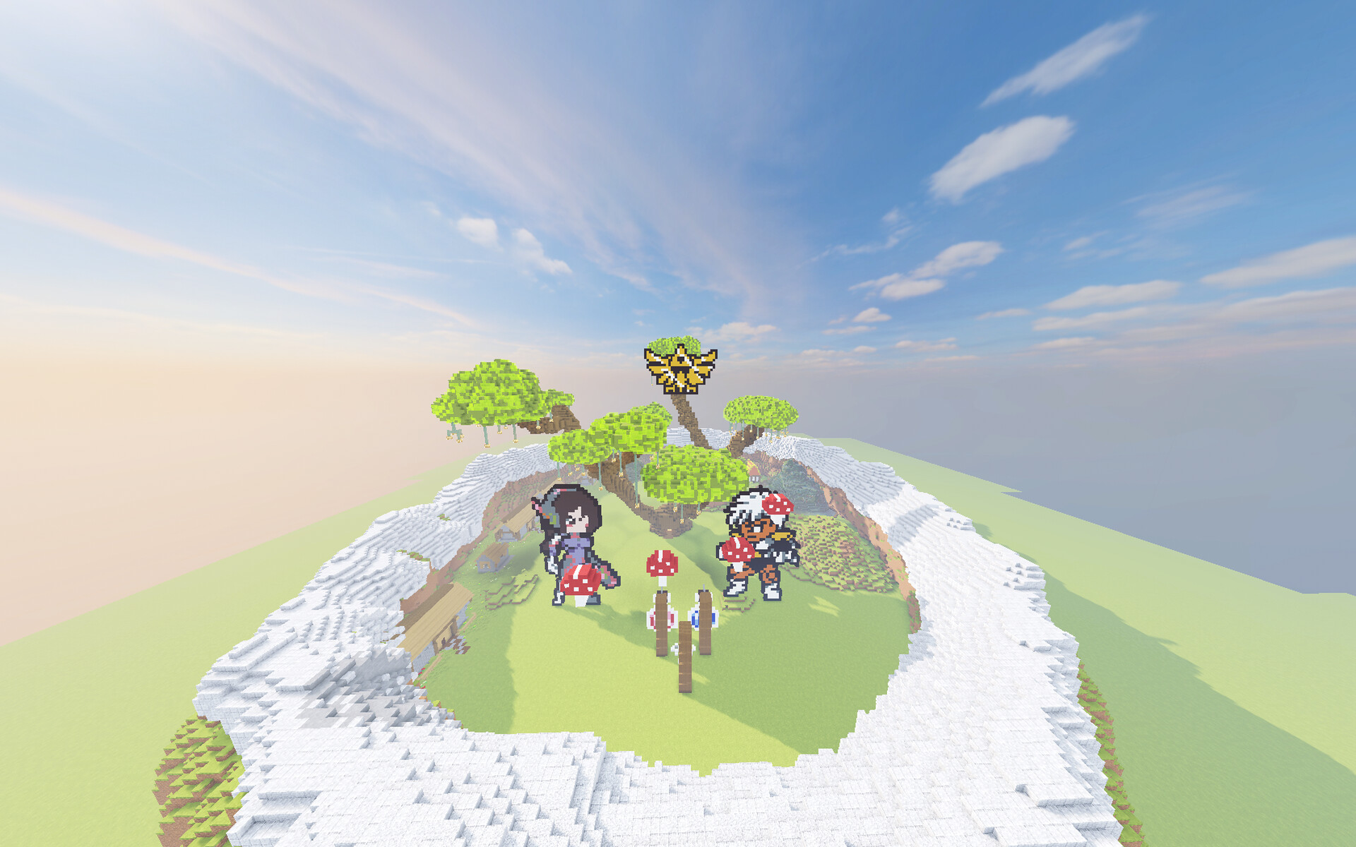 Lobby Tree star Map Minecraft Map