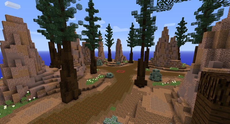Taiga Forest KOTH [100x100] Minecraft Map