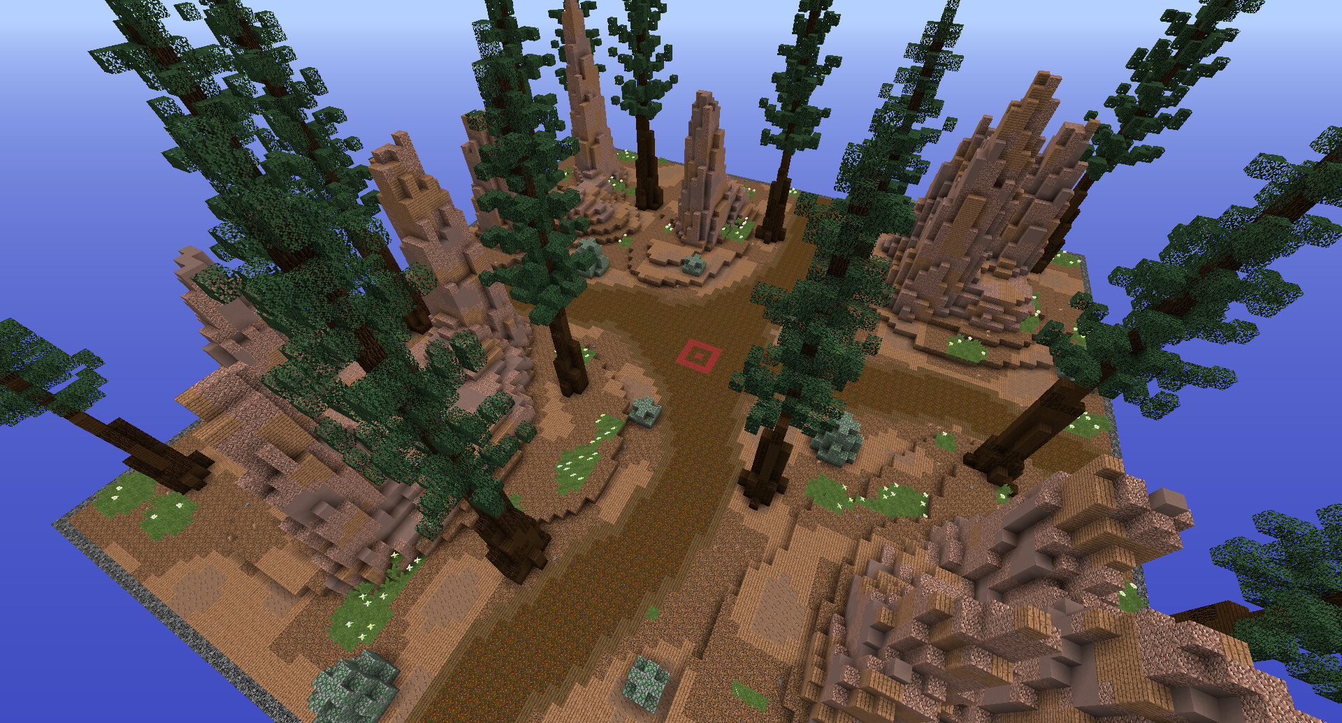 Taiga Forest KOTH [100x100] Minecraft Map