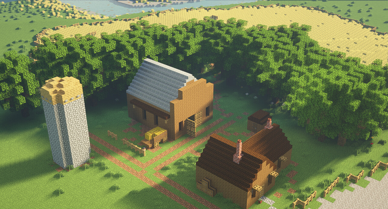 1860s Flour Mill - Minnesota Minecraft Map