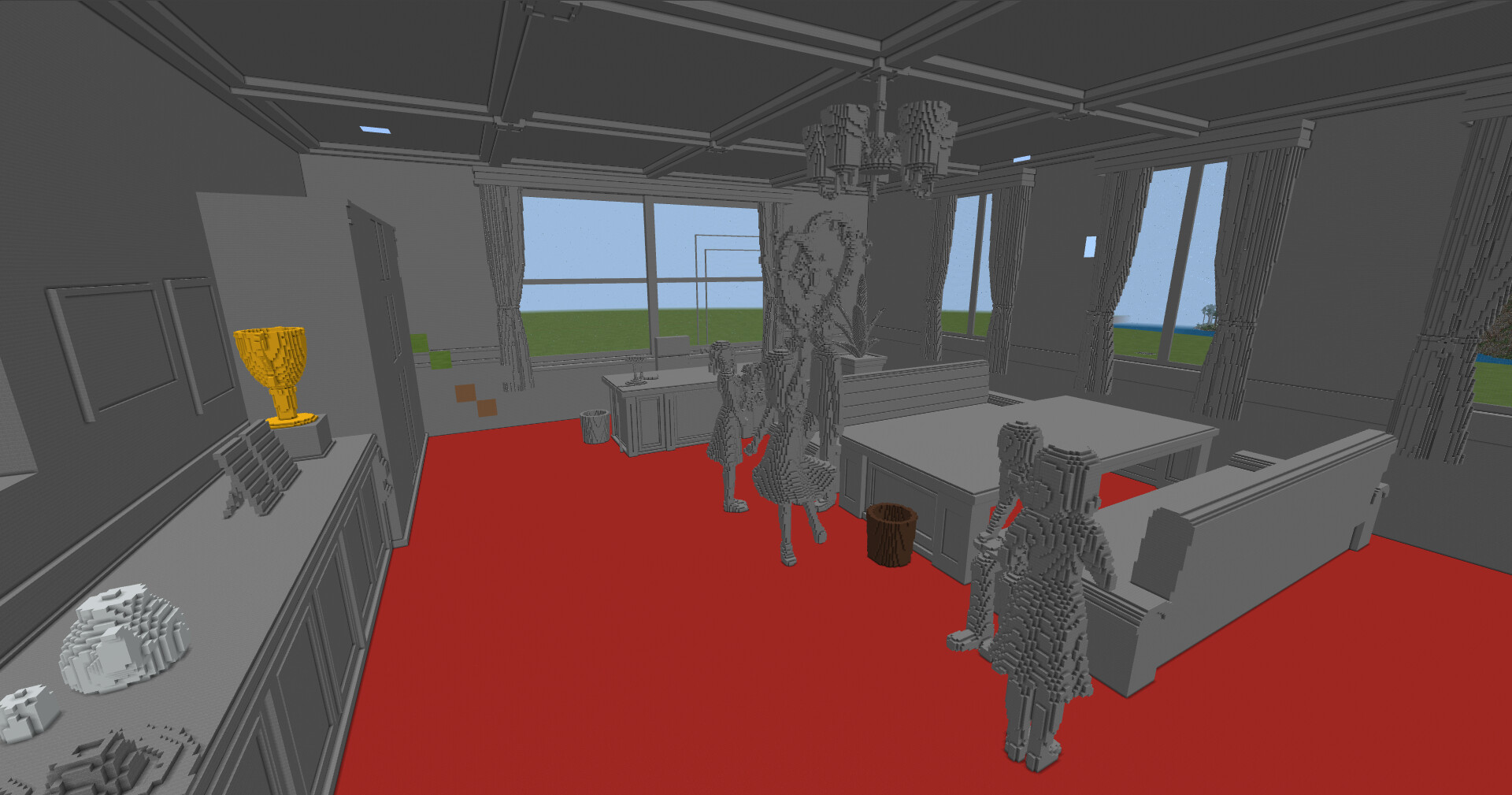 Love is War Student Council Room Minecraft Map