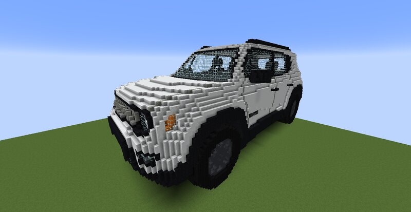 Jeep Renegade 80th Anniversary (1:1 Real Life Size) Minecraft Map
