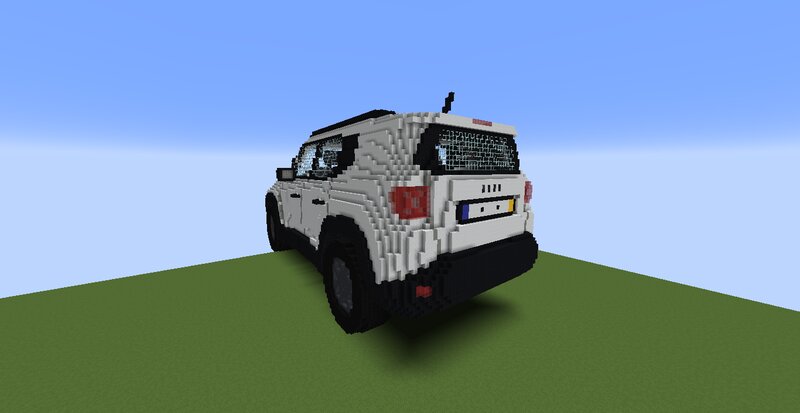 Jeep Renegade 80th Anniversary (1:1 Real Life Size) Minecraft Map