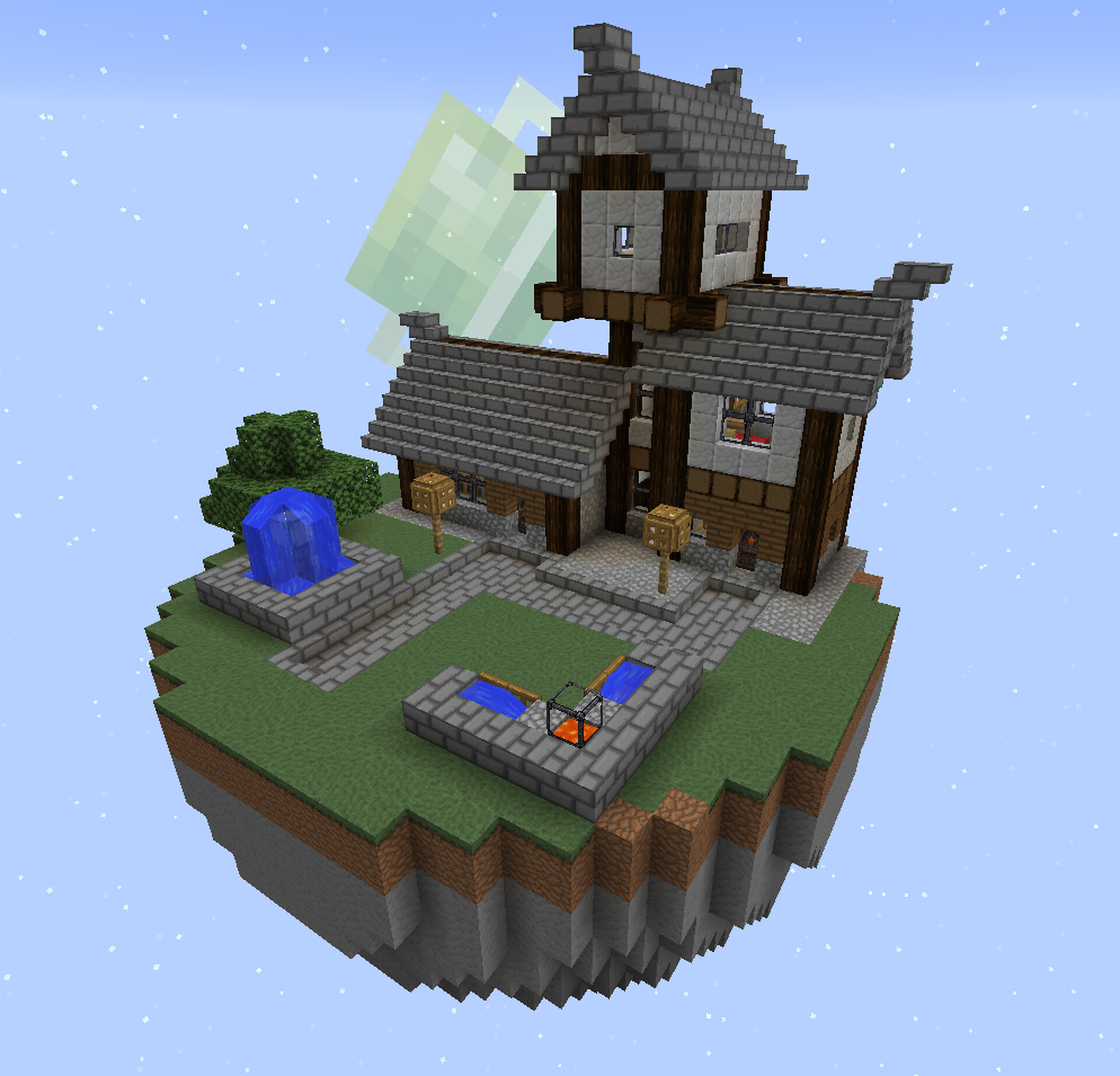 Skyblock Island House Schematic 1.12.2 Minecraft Map