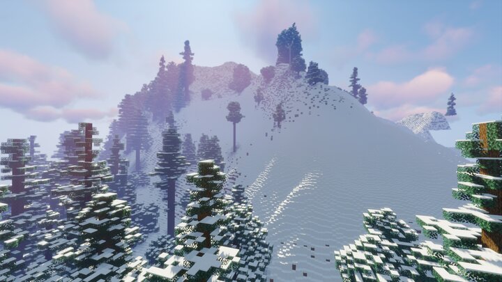 Winter Themed World Minecraft Map