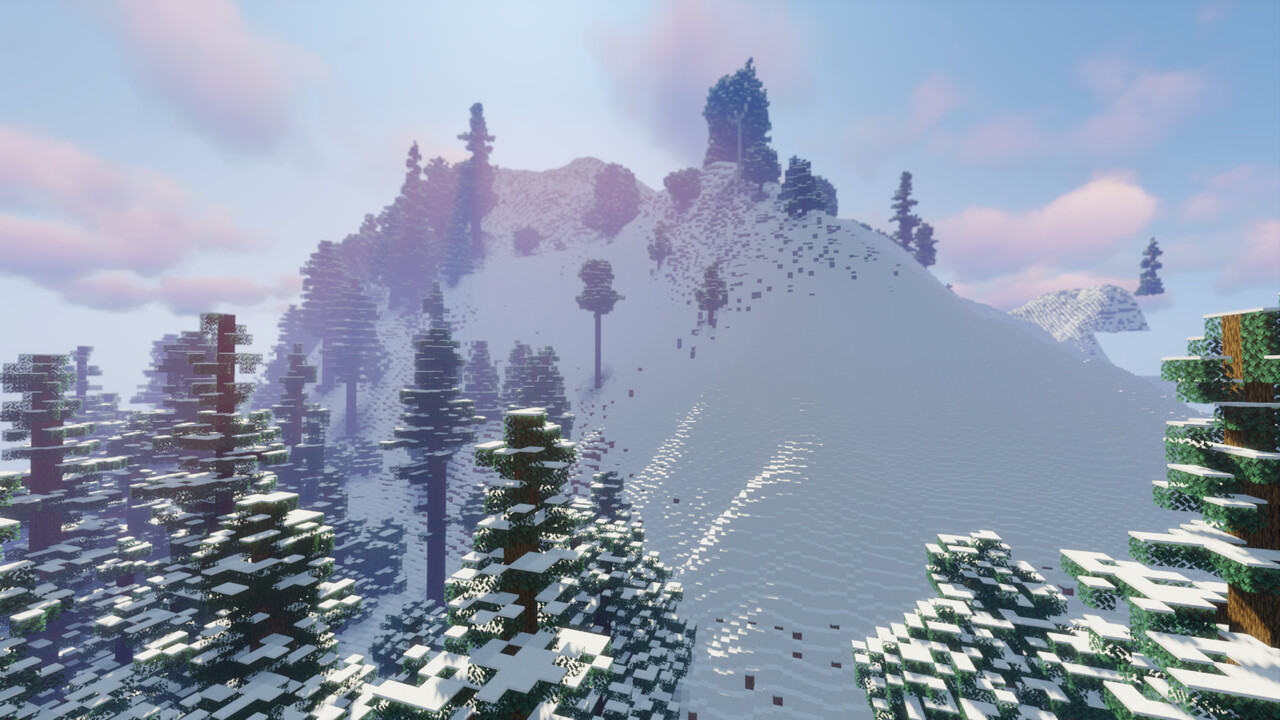 Winter Themed World Minecraft Map