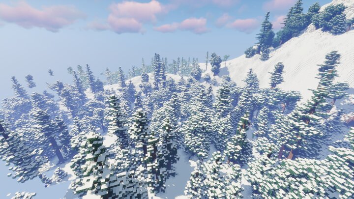 Winter Themed World Minecraft Map