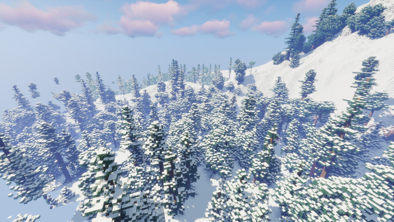 Winter Themed World Minecraft Map