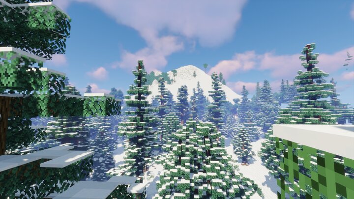 Winter Themed World Minecraft Map
