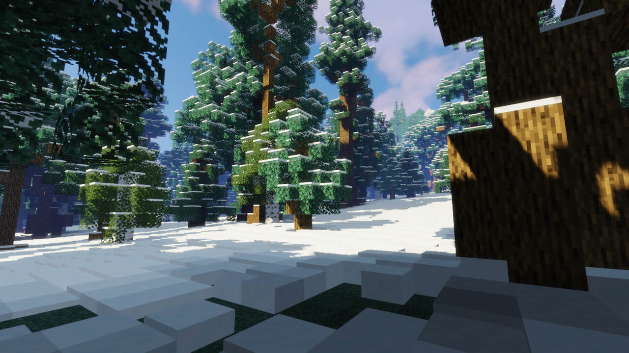 Winter Themed World Minecraft Map