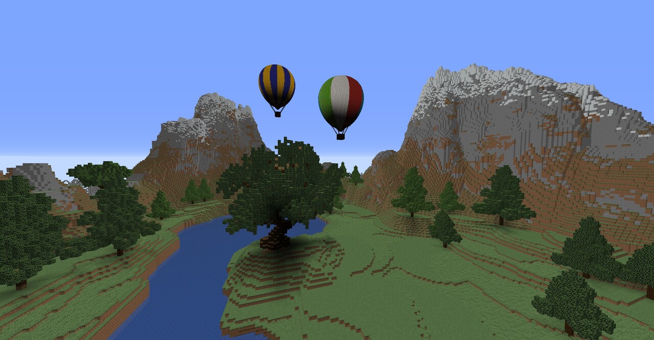 Yes! Balloon Race! Minecraft Map