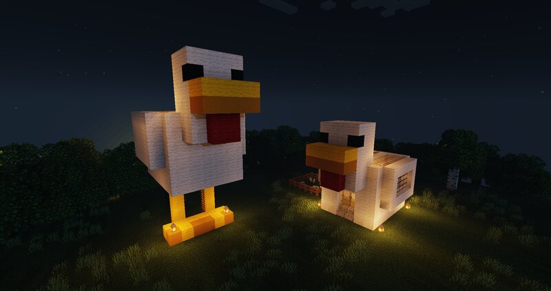 Chicken Houses Minecraft Map