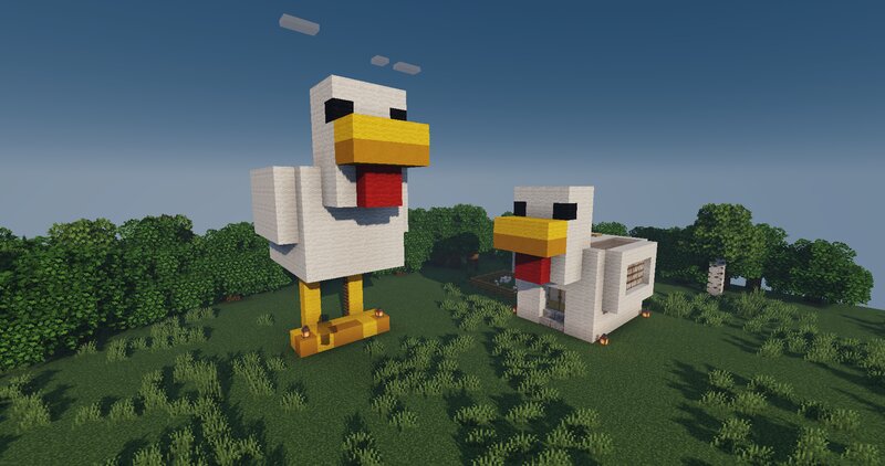 Chicken Houses Minecraft Map