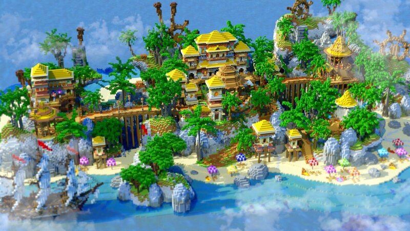 Tropical Island Minecraft Map
