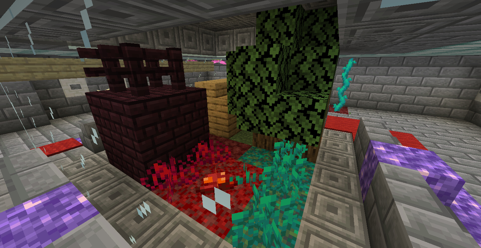 Chunk defense DLC spanish translation | Warped forest Minecraft Map