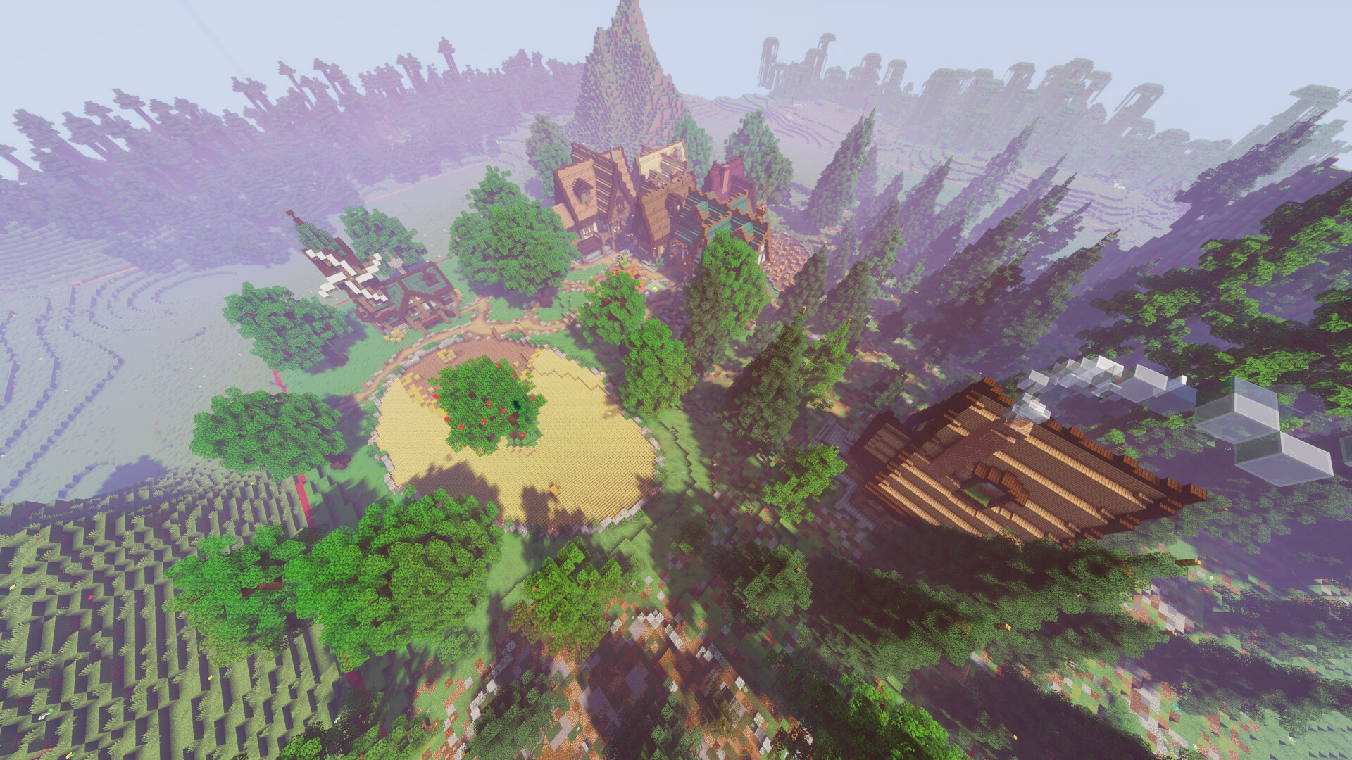 small town near the forest Minecraft Map