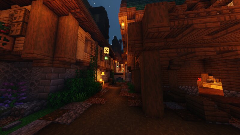 small town near the forest Minecraft Map