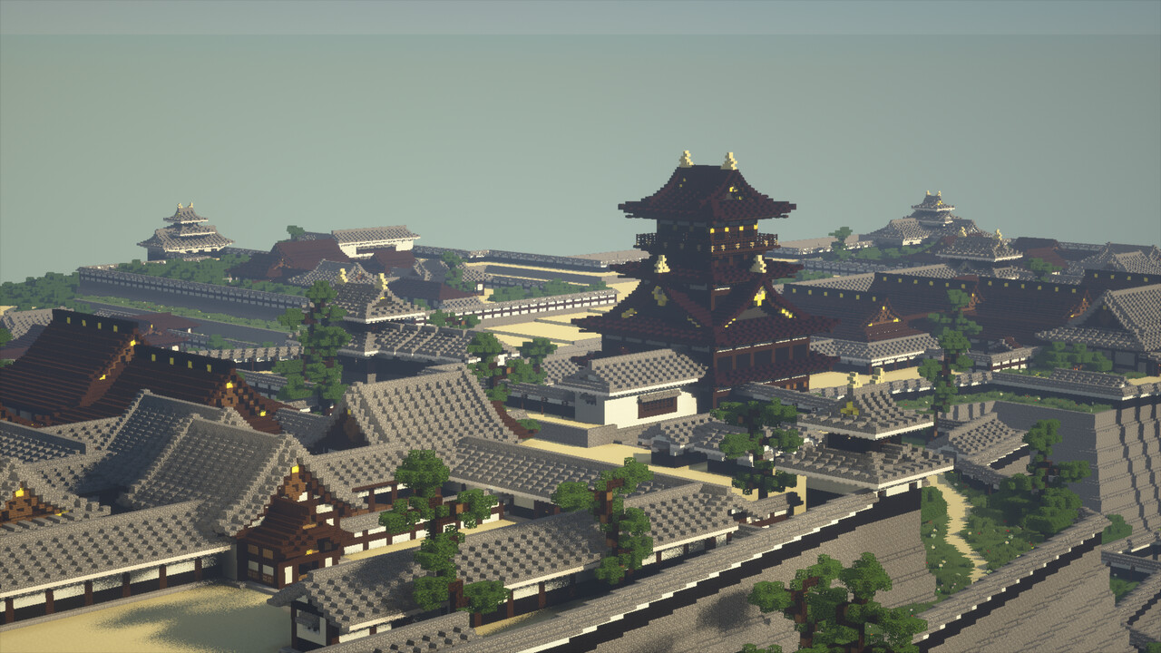 Osaka Castle Japan Minecraft Map