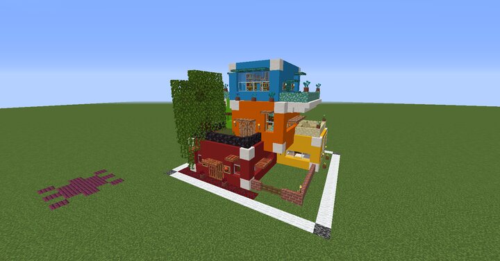 Geometric House Minecraft Map