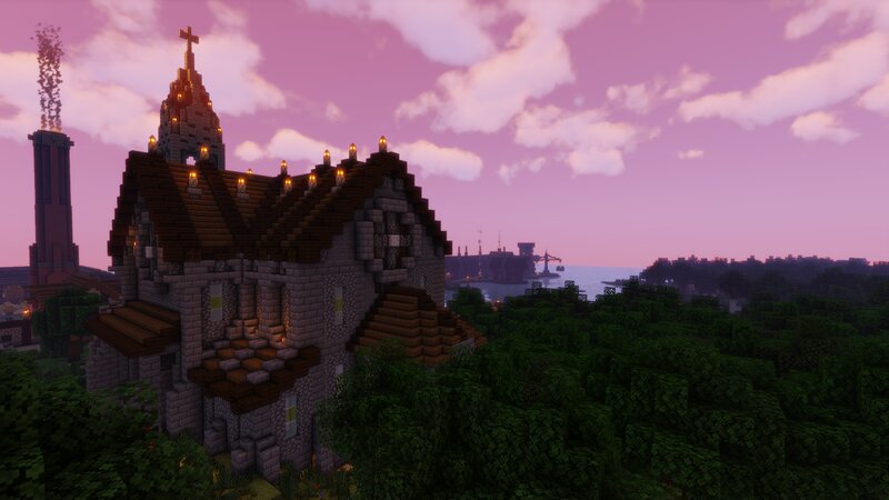 Minecraft Medieval Church Minecraft Map