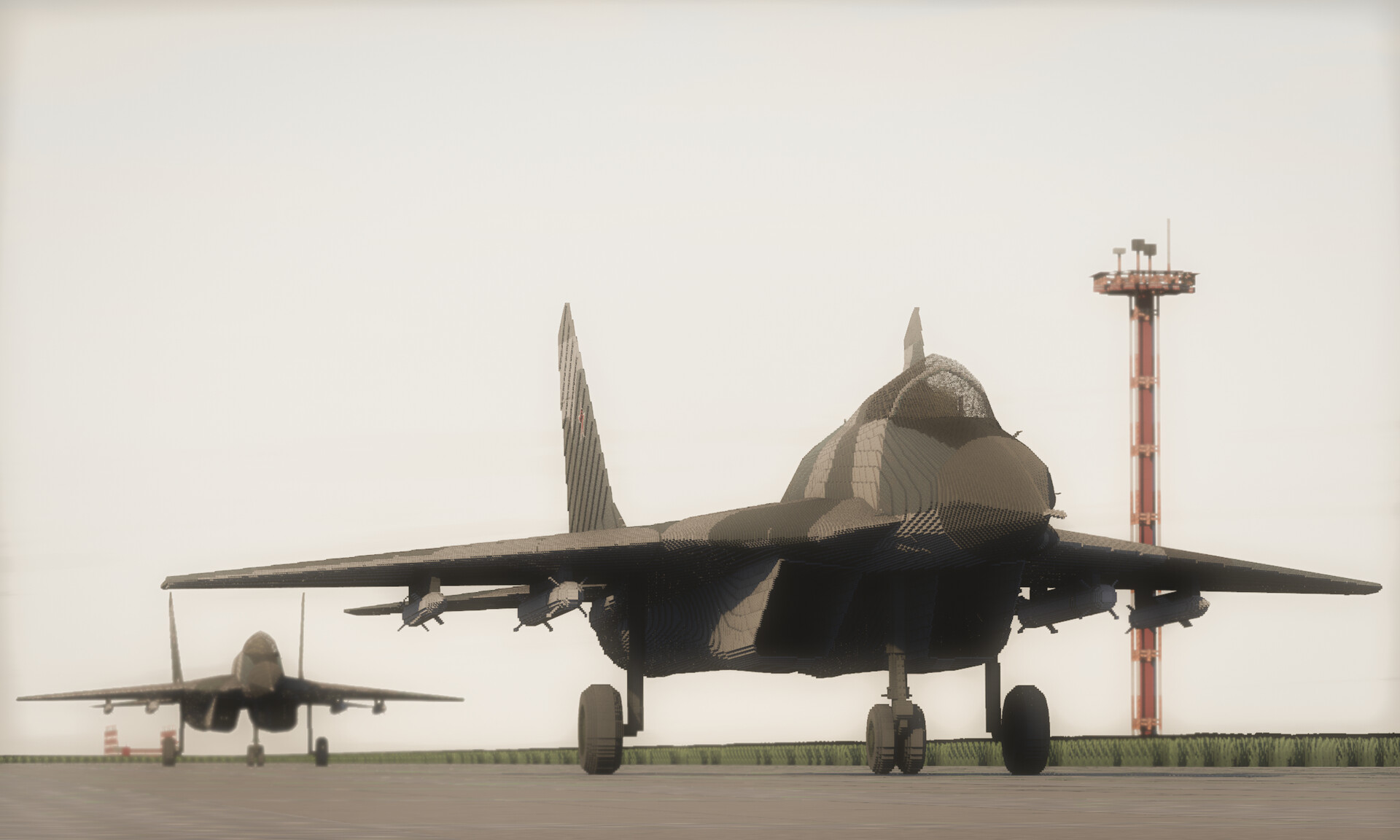 MiG-29 Soviet Jet Fighter Minecraft Map