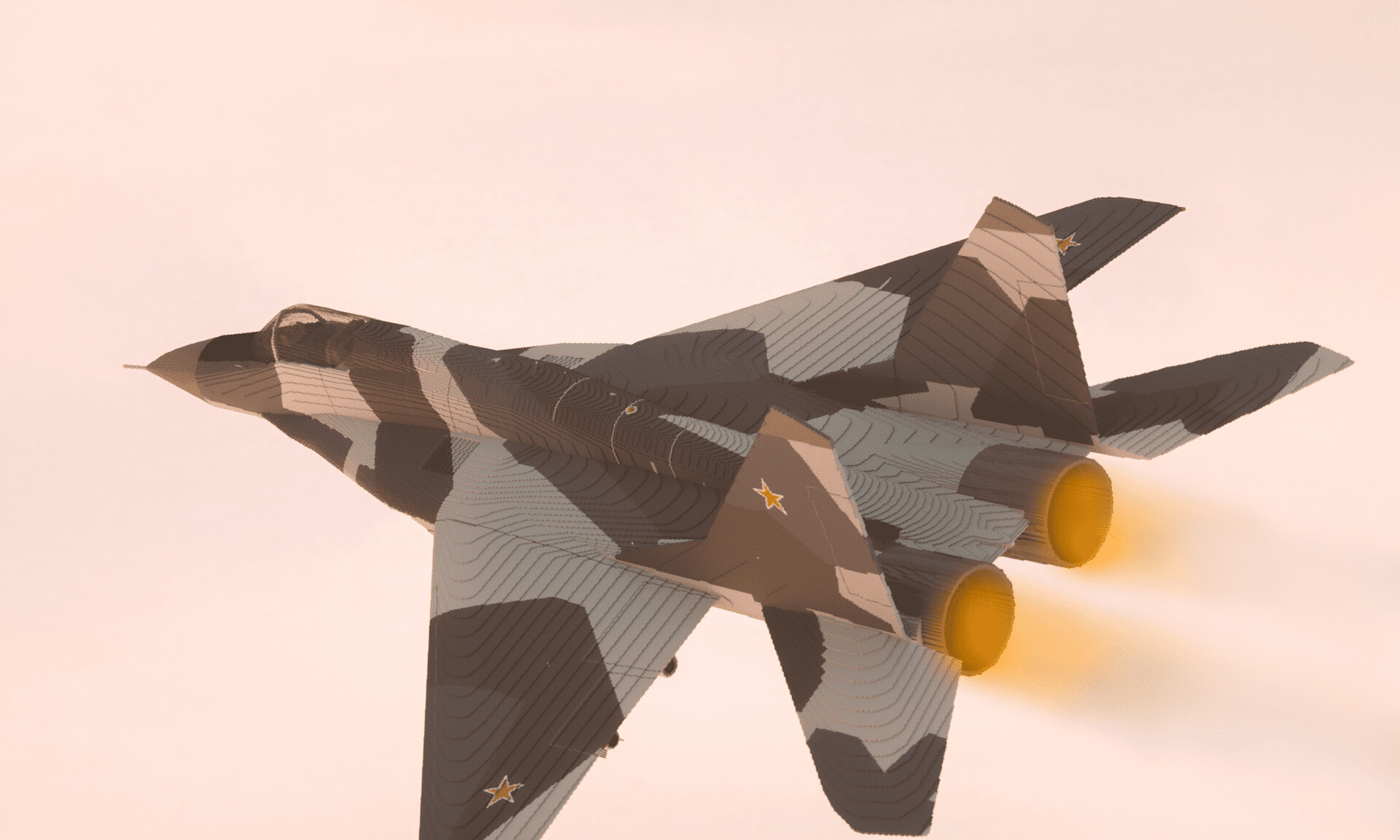 MiG-29 Soviet Jet Fighter Minecraft Map