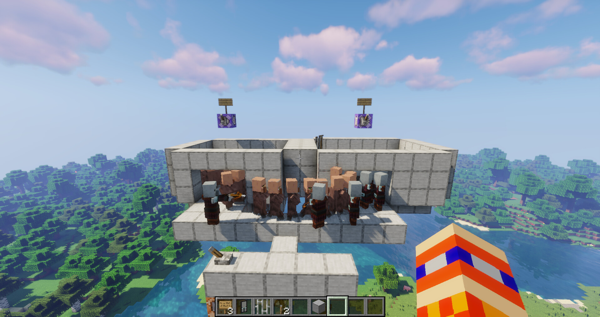 villager vs. pillager Minecraft Map