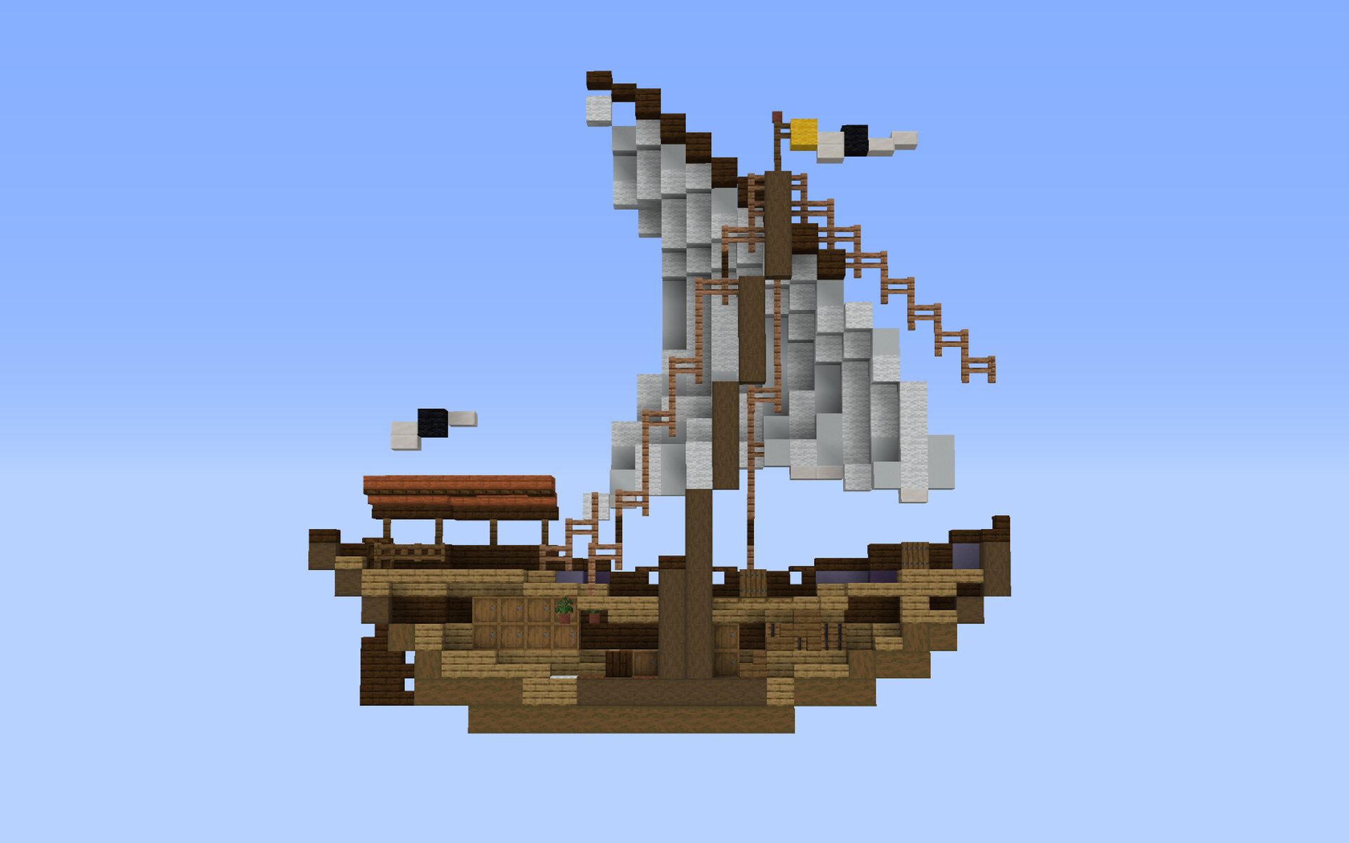 Medieval Ship | Dhow "Safiye" Minecraft Map