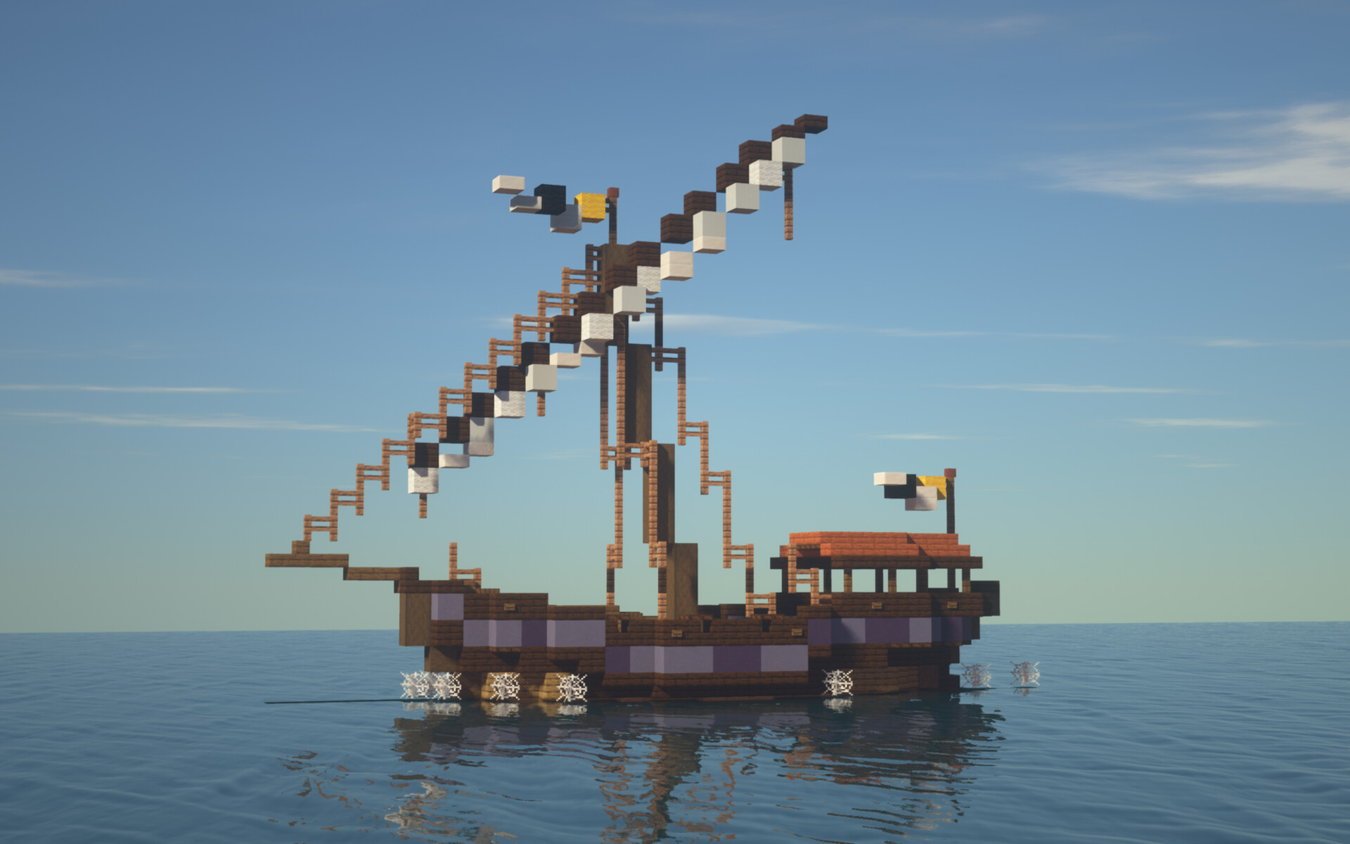 Medieval Ship | Dhow "Safiye" Minecraft Map